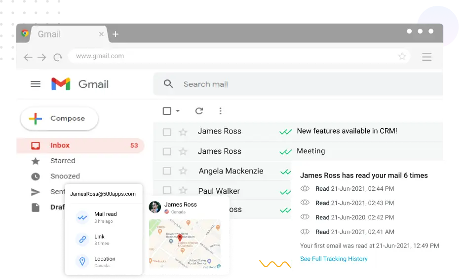Email Open Tracking For Gmail | OpenedOrNot by 500apps